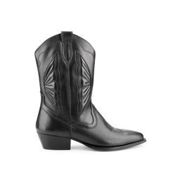 PS Poelman Cowboystiefel "MOCO" in Schwarz | Gr.: 39