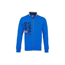 U.S. Polo Assn. Jacke 'Full Zip' in blau | Gr.: 3XL