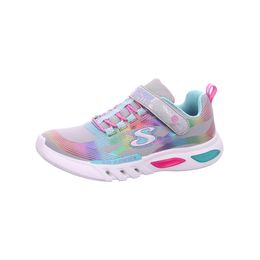 Skechers Klettschuh Glow Brites in Grau | Gr.: 31