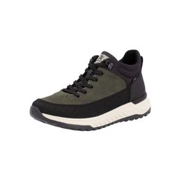 Rieker Sneaker in Schwarz/Gr&uuml;n | Gr.: 42