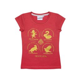 Harry Potter M&auml;dchen T-Shirt in rot | Gr.: 110