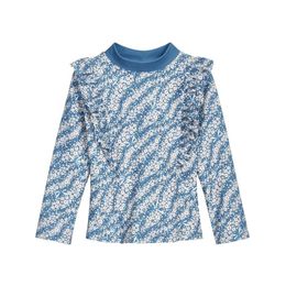 Playshoes Badeshirt "Bl&uuml;mchen" in Blau | Gr.: 62/68