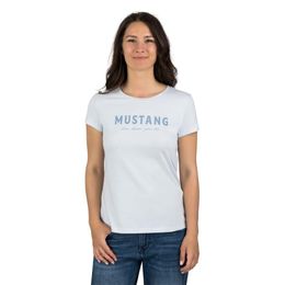 Mustang T-Shirt Alexia C Logo in Blau | Gr.: XXL