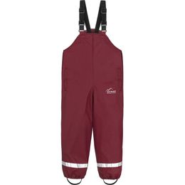 Normani Outdoor Sports Baby Regenhose mit Hosentr&auml;gern in Bordeaux | Gr.: 98
