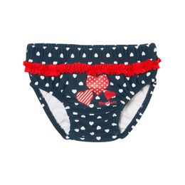 Playshoes Badewindel "Herzchen" in Dunkelblau | Gr.: 62/68