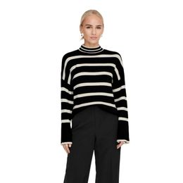 Only Pullover "Ibi" in Schwarz/ Creme | Gr.: S
