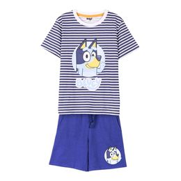 Cerda 2tlg. Outfit T-Shirt & Shorts Bluey in Dunkelblau | Gr.: 98