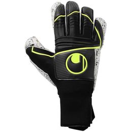 Torwarthandschuh "Uhlsport Supergrip+ Flex Frame Carbon" in Schwarz | Gr.: 11