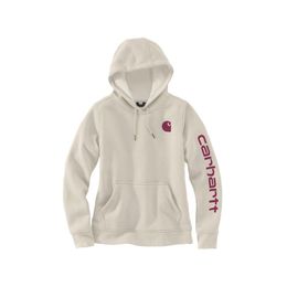 Carhartt Graphic Kapuzensweatshirt in wei&szlig;/lila | Gr.: XL