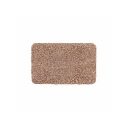 Astra Fu&szlig;matte waschbar ENTRA 1 in Beige | Gr.: 75 x 130 cm