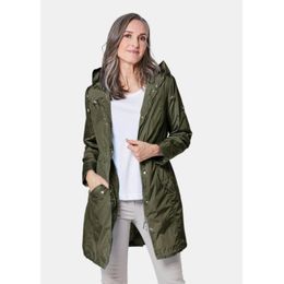 GOLDNER Modischer Regenparka mit Kapuze in oliv | Gr.: 46