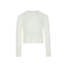 Swirly Damen Sweater in WOLLWEISS | Gr.: M/L