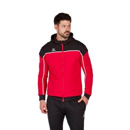 Herren Change By Erima Trainingsjacke mit Kapuze in rot/schwarz/weiss | Gr.: M