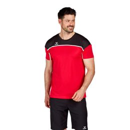 Herren Change By Erima T-Shirt in rot/schwarz/weiss | Gr.: L