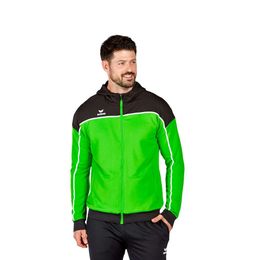 Herren Change By Erima Trainingsjacke mit Kapuze in green/schwarz/weiss | Gr.: S