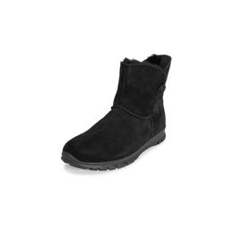 vitaform Veloursleder & Doubleface Stiefeletten in schwarz | Gr.: 35