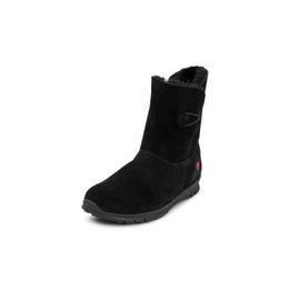 vitaform Veloursleder & Doubleface Stiefeletten in schwarz | Gr.: 38