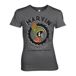 Looney Tunes Shirt "Marvin The Martian Girly Tee" in Grau | Gr.: L