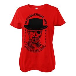 Breaking Bad Shirt "Albuquerque Ink Girly Tee" in Rot | Gr.: M
