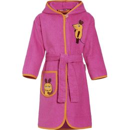 Playshoes Frottee-Bademantel DIE MAUS in Pink | Gr.: 122/128