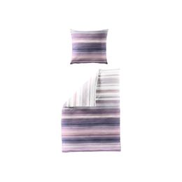 Traumschlaf Bettw&auml;sche Tilburg in plum | Gr.: 135 x 200 + 80 x 80 cm