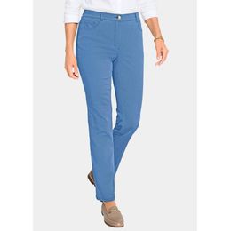 GOLDNER Baumwollhose mit Teildehnbund in jeansblau | Gr.: 54