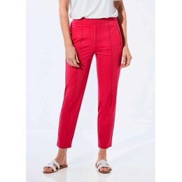 GOLDNER Elegante 7/8-Schlupfhose SARA in rot | Gr.: 44