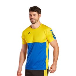 Erima Herren Six Wings T-Shirt in new royal/gelb | Gr.: L
