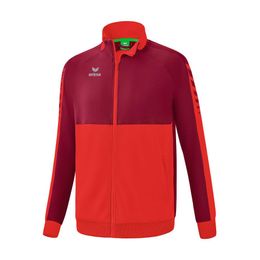 Erima Kinder Six Wings Worker Jacke, Trainingsjacke in rot/bordeaux | Gr.: 116