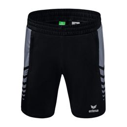 Erima Kinder Six Wings Shorts in schwarz/slate grey | Gr.: 152