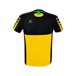 Erima Kinder Six Wings T-Shirt in gelb/schwarz | Gr.: 152