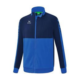 Erima Kinder Six Wings Worker Jacke, Trainingsjacke in new royal/new navy | Gr.: 116
