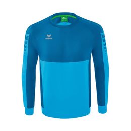 Erima Kinder Six Wings Sweatshirt in curacao/mykonos | Gr.: 128