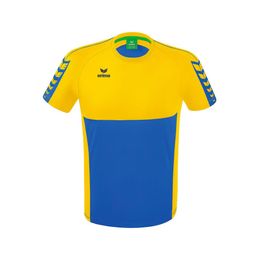 Erima Kinder Six Wings T-Shirt in new royal/gelb | Gr.: 116