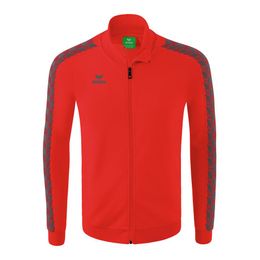 Erima Kinder Essential Team Tracktop Jacke in rot/slate grey | Gr.: 140