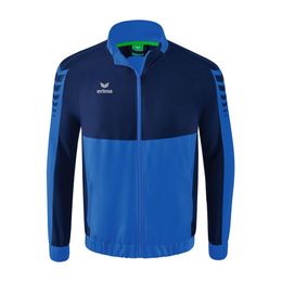 Erima Kinder Six Wings Pr&auml;sentationsjacke in new royal/new navy | Gr.: 152