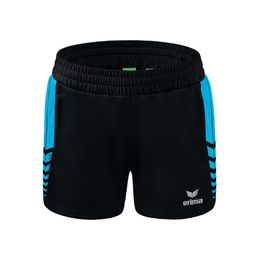 Erima Damen Six Wings Shorts in schwarz/curacao | Gr.: 44