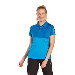 Erima Damen Six Wings Poloshirt in curacao/mykonos | Gr.: 44