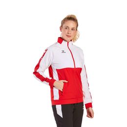 Erima Damen Six Wings Pr&auml;sentationsjacke in rot/weiss | Gr.: 44