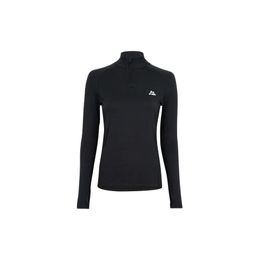 DANISH ENDURANCE Langarmshirt Half Zip in schwarz | Gr.: XL