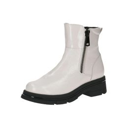 Caprice Stiefelette in Wei&szlig; Lack | Gr.: 37