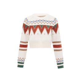 FENIA Damen Sweater in WOLLWEISS | Gr.: XS/S