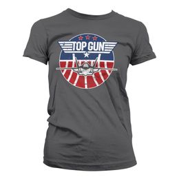 Top Gun Shirt in Grau | Gr.: M