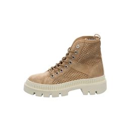 ALPE Schn&uuml;rstiefeletten in Beige | Gr.: 39