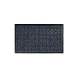 Wecon Home Fu&szlig;matte Midnight Mosaic in grau blau | Gr.: 60 x 90 cm