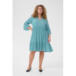 Kaffe curve Kleid KCmariana A-shape in Teal | Gr.: 52