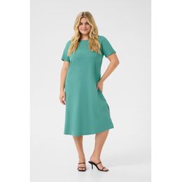 Kaffe curve Kleid KCcaline A-shape in Teal | Gr.: L