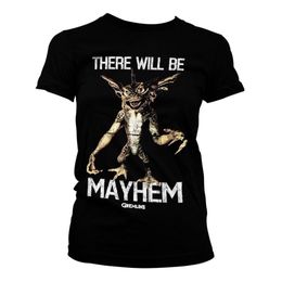 Gremlins Shirt "There Will Be Mayhem Girly Tee" in Schwarz | Gr.: M