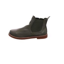 Andrea Conti Leder-Boots in Oliv | Gr.: 31