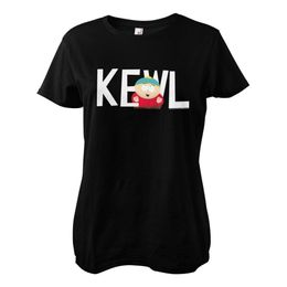 South Park Shirt "Kewl Girly Tee" in Schwarz | Gr.: XL